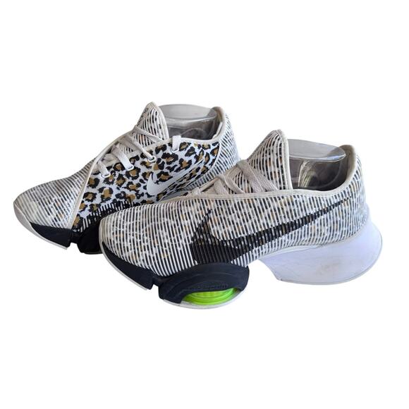 Nike | Shoes | Nike Superrep Cycle White Black Leopard Print Indoor ...
